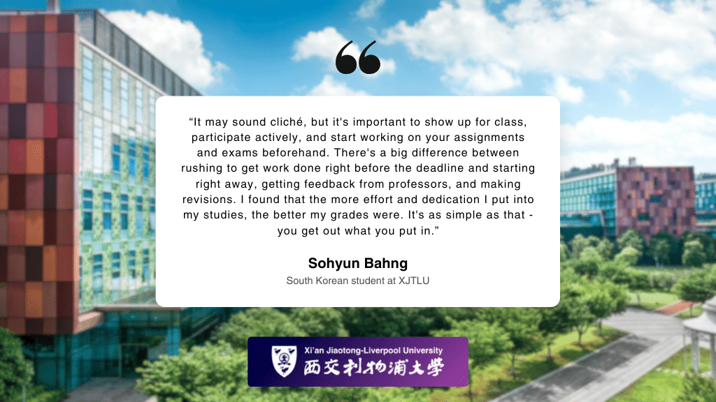 XJTLU Student's Winning Formula for Academic Excellence • China Admissions
