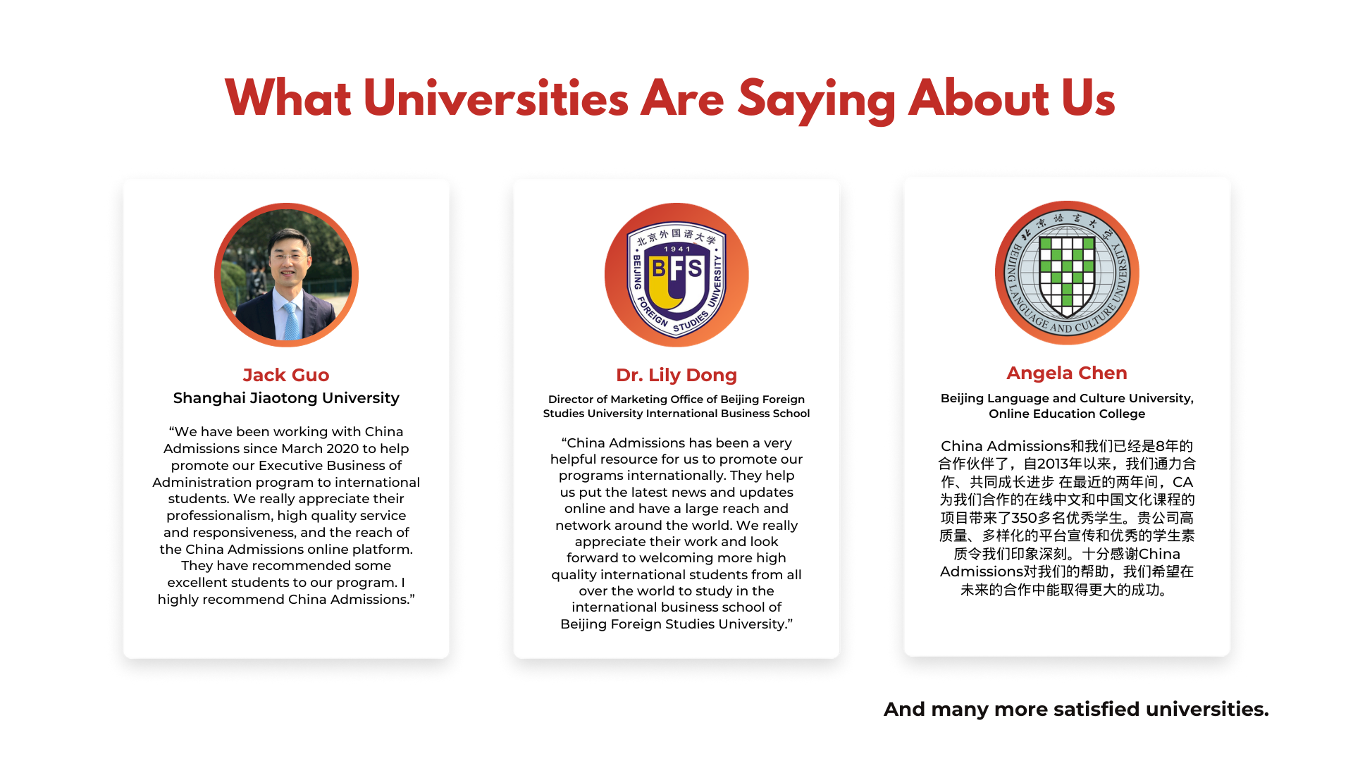 China Admissions 2024: Updates for Universities! • China Admissions