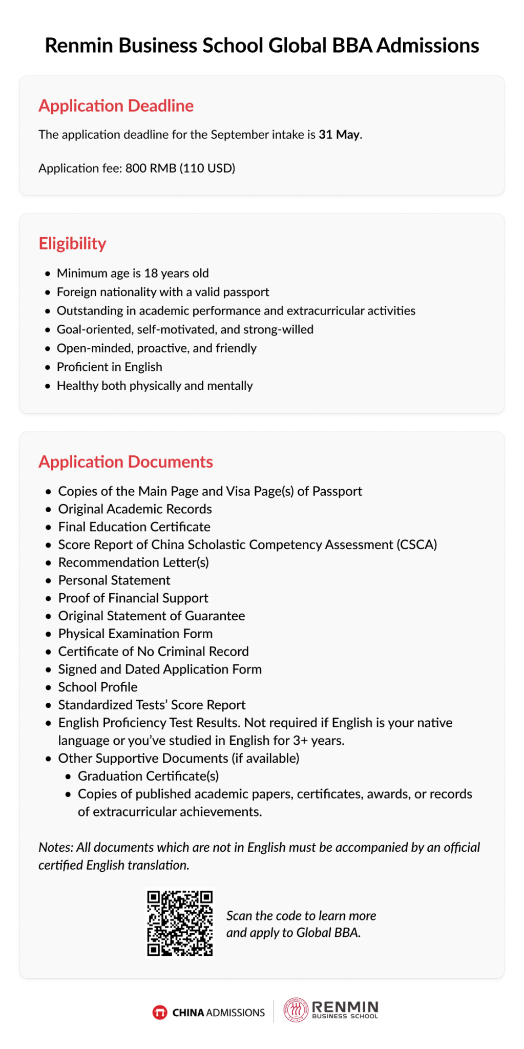 Renmin Business School Admissions Guide 2026 • China Admissions